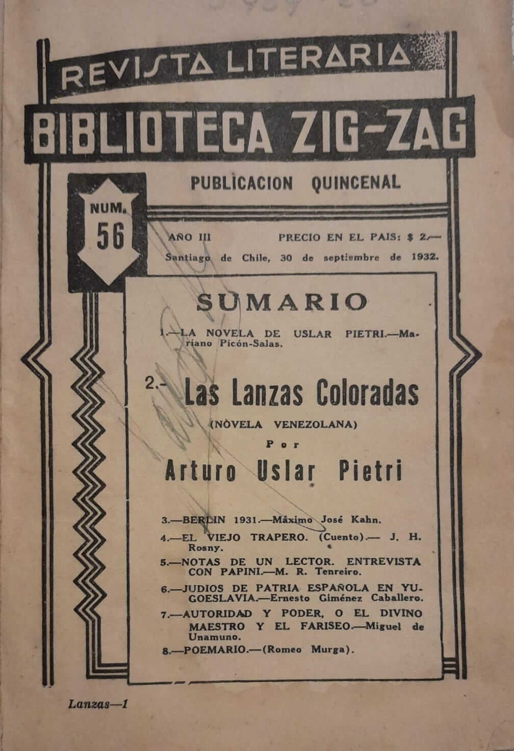 Las Lanzas Coloradas | Libropolis Chile